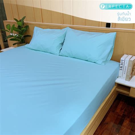 ผ้าปูที่นอนกันน้ำ กันไรฝุ่น ขนาด 6 ฟุต 1 ผืน Shopee Thailand