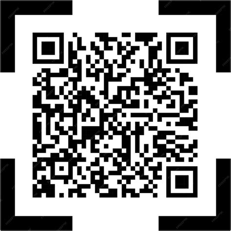 Premium Vector Vector Qr Code Sample For Smartphone Scanning Isolated On White Background