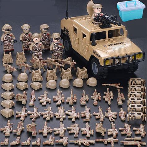 Купить Фигурки военные спецназ Swat солдаты с оружием полиция хамер конструктор цена 899