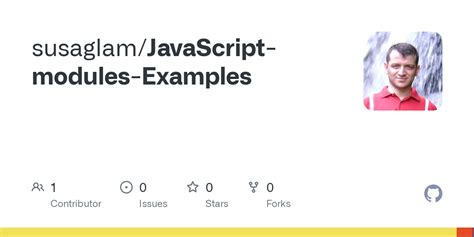 github susaglam javascript modules examples