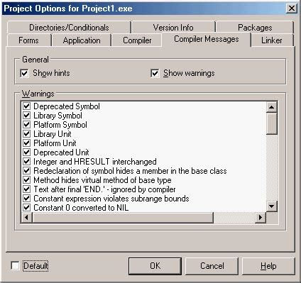 FAQ Rozdział 4 IDE Delphi 4programmers net