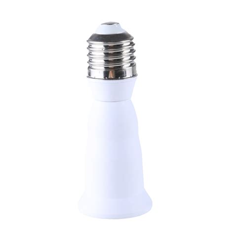 E27 Screw Base Light Bulb Socket Extension Adapter Flame Retardant Pbt
