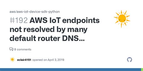 Aws Iot Endpoints Not Resolved By Many Default Router Dns Providers