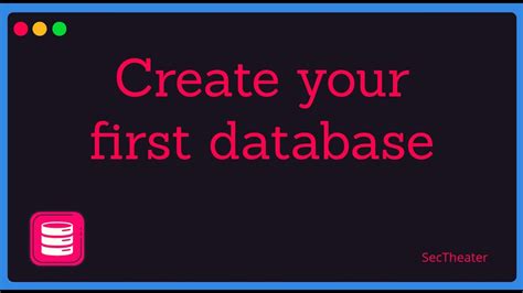[basic and advanced sql in arabic 05] create your first database