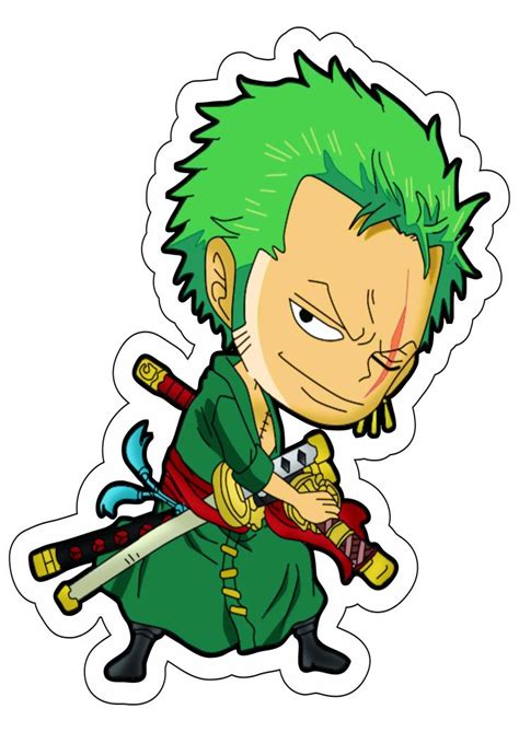 One Piece Anime Personagens Chibi Cute Fofinho Zoro Png Personagens