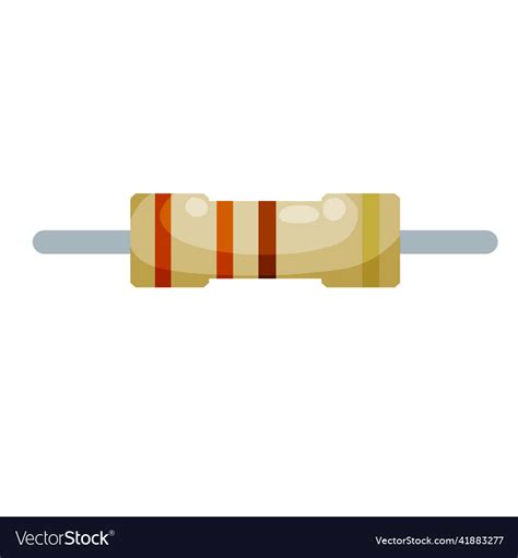 Resistor Electrical Engineering Royalty Free Vector Image