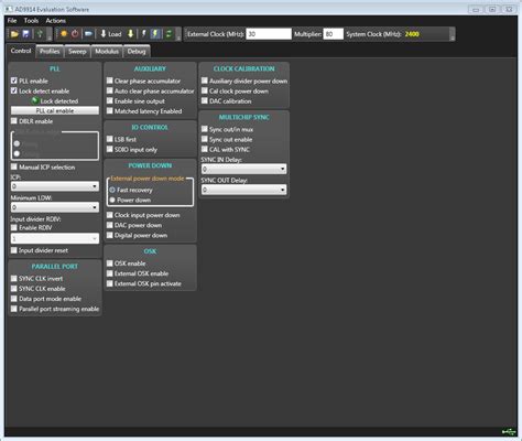 AD No Locking PLL And PLL Lock Detected Without External Clock