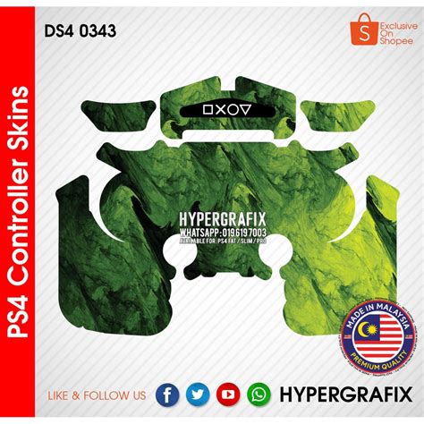 Ps4 Controller Ds4 Skin 0343 Shopee Malaysia