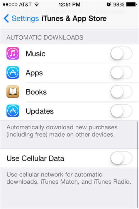 how to monitor and limit cellular data usage on ios7