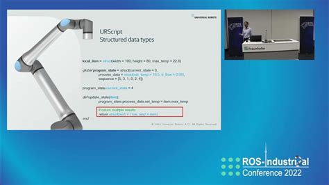 02 ros2 integrated in urscript programming youtube