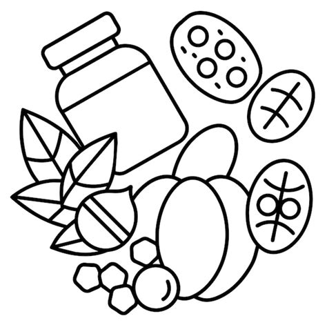 Premium Vector Vitamins