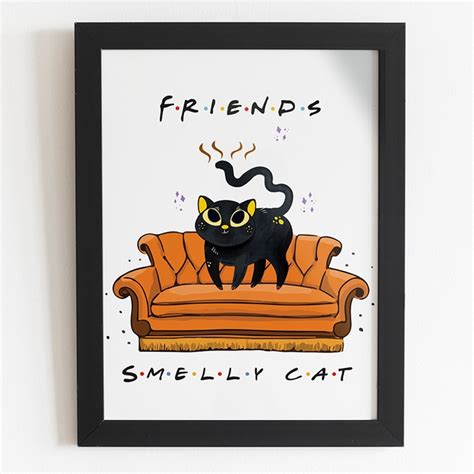 Quadro Friends Smelly Cat Shopee Brasil