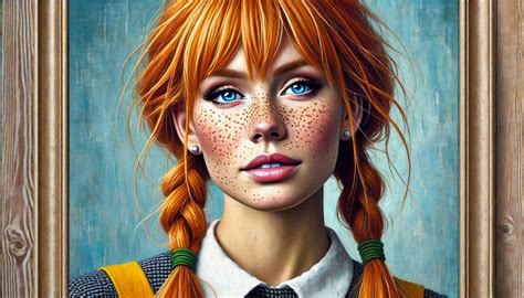 Teenage Pippi Longstocking Bing Ai Artwork 24 By Robsbingimageart On