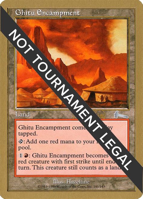 Ghitu Encampment 1999 Mark Le Pine Ulg World Championship Decks