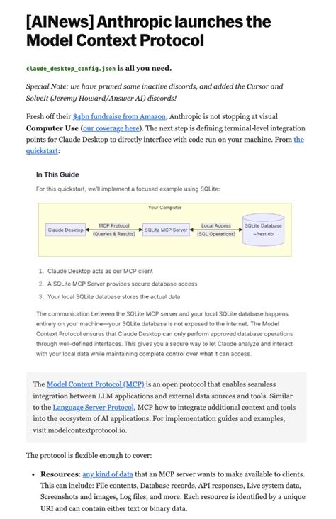 anthropic launches open source model context protoc deepnewz