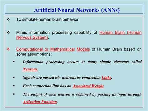 Artificial Neural Networks Supervised Learning Models Ppt