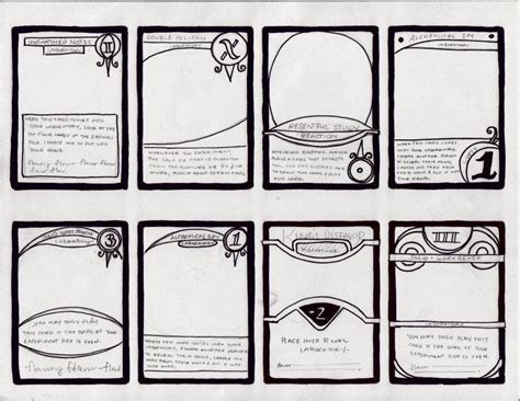 Card Game Design Template Inspirational Line Dungeon Master Game Card