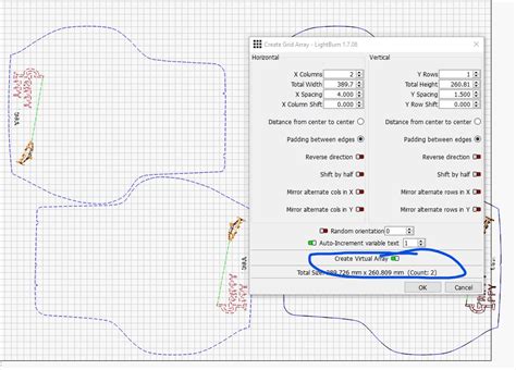 Virtual Array Possibility Lightburn Software Questions Lightburn