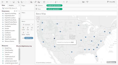 How To Create A Map In Tableau
