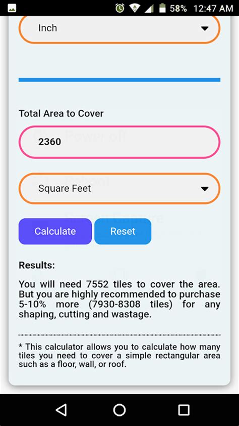 Floor And Wall Tiles Calculator Apk For Android Download