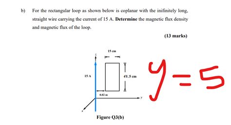 Solved B For The Rectangular Loop As Shown Below Is Chegg