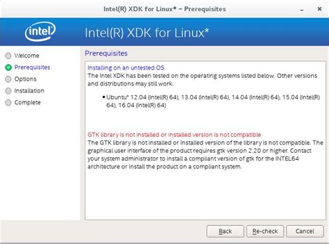Installation Error Gtk Library Is Not Installed Or Installed Version