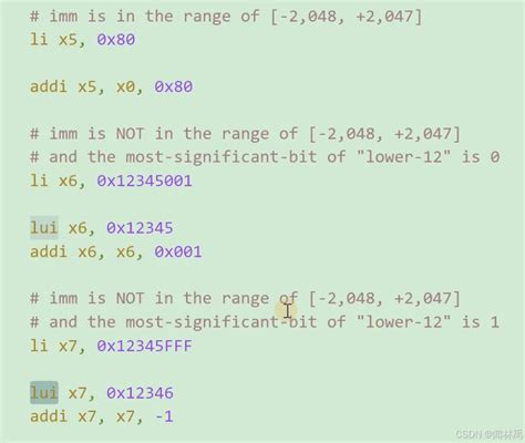 Risc V （二）汇编语言编程risc V 编程 Csdn博客