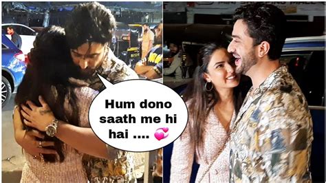 EXIT : Lovely Couple 💑 Jasly Jasmin Bhasin & Aly Goni in Mumbai | # ...