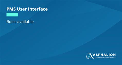 New News Pms User Interface Roles Available