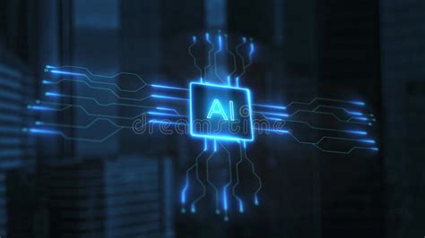 Ai Brain Circuit Board Icon Artificial Intelligence Technology Chip Human Brain Demonstrating