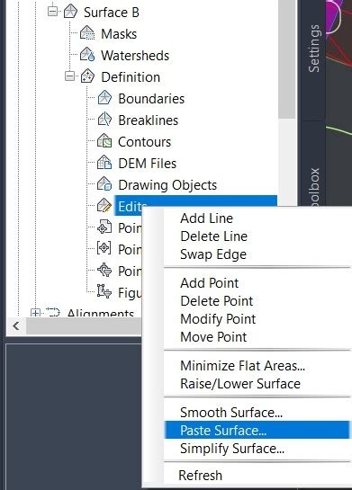 unable to raise lower surface elevation autodesk community