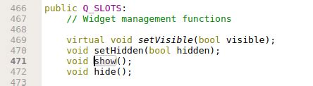 C Qt How Can I Connect A Signal To A QGroupBox Each Time The Show Function Is Called On