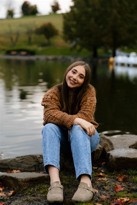 Fall Senior Session At Oglebay Resort