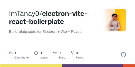 Github Imtanay0 Electron Vite React Boilerplate Boilerplate Code For Electron Vite React