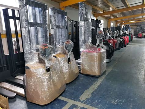 전기 팔레트 스태커 1000 2000kg 지게차 종이 롤 클램프