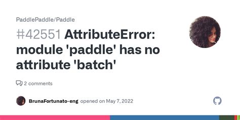 AttributeError Module Paddle Has No Attribute Batch Issue 42551 PaddlePaddle Paddle