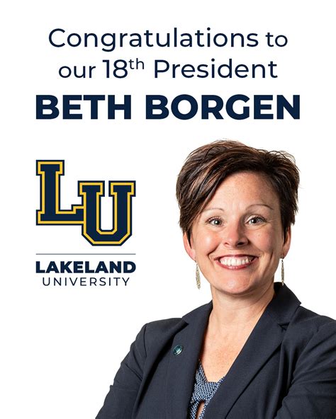 Beth Borgen Selected As Lakelands 18th President