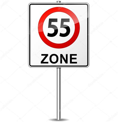 Vector Speed Limit Zone Sign Stock Vector Image By Nickylarson 52735243