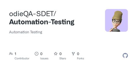 github odieqa sdet automation testing automation testing