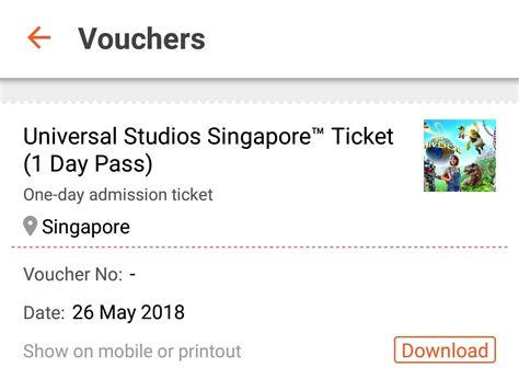 Universal Studio Singapore Day Pass Tickets And Vouchers Flights