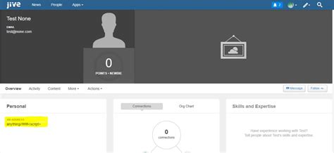 no validation for email field types in the user s profile hosted