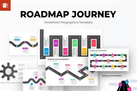 Roadmap Journey Infographics PowerPoint Template Nulivo Market