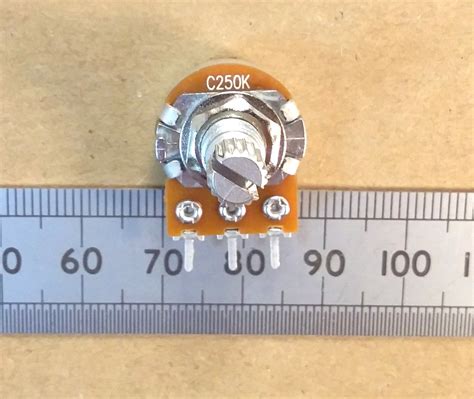 Reverse Logarithmic Potentiometer C Track Anti Log Splined T18 Etsy