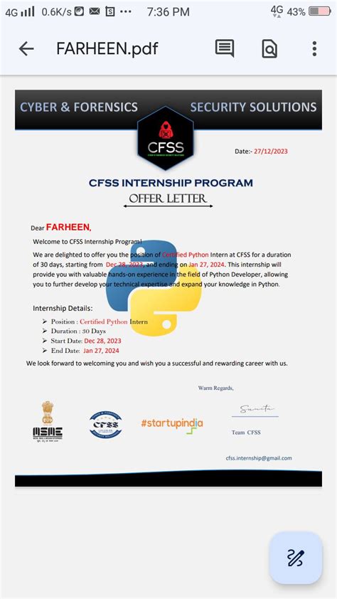 Farheen Parvez On Linkedin Linkedin Intern Pythondeveloper