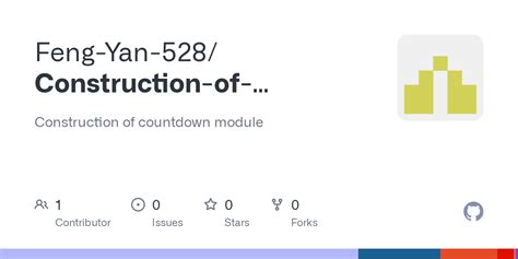 Github Feng Yan 528construction Of Countdown Construction Of