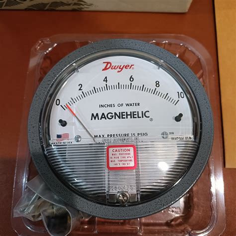 ดีซี Diff Pressure Gauge Dwyer Range 0 10 Inwc Brand Usa เกจวัด