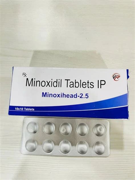 25mg Minoxihead Minoxidil Tablets At ₹ 453strip Hair Loss Medicine