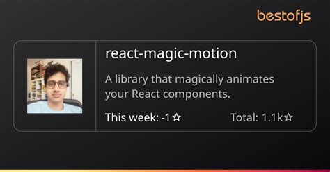 Best Of Js • React Magic Motion