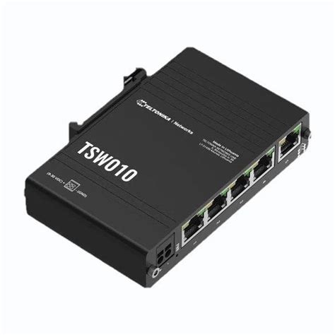 Teltonika TSW010 DIN Rail Industrial Ethernet Switch LAN Capable Black At Rs 2500 In Navi Mumbai