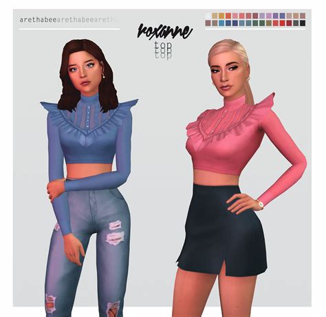 Sims 4 Roxanne Top The Sims Book